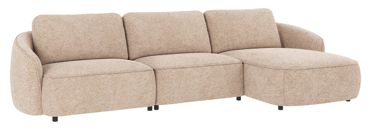 Rowico Home NORRIS-divaanisohva, Anna-kangas (vaaleabeige, oikeakätinen ...