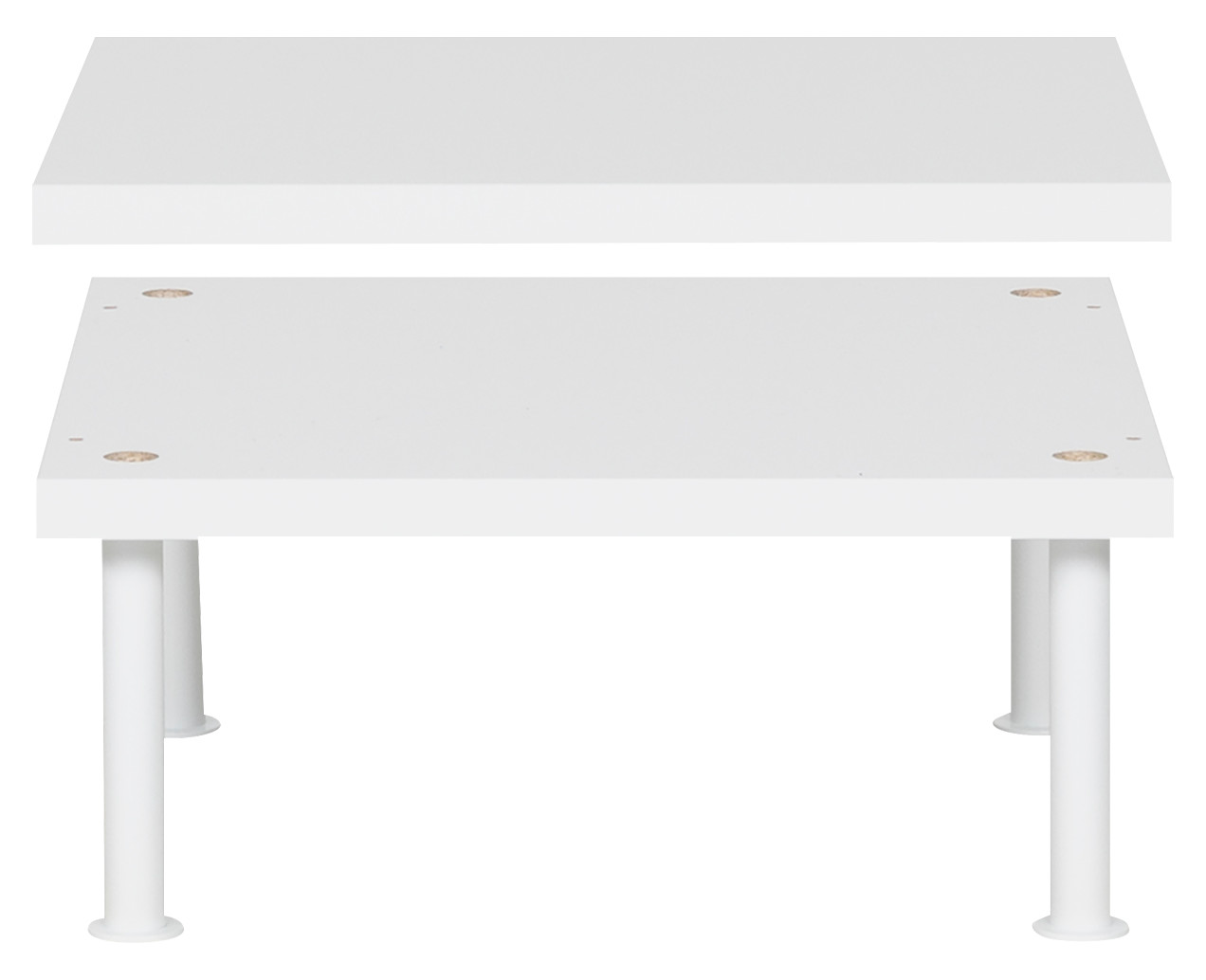 ARO kansi + pohja 40 cm valkoinen (Valkoiset metallijalat) - Aro ...