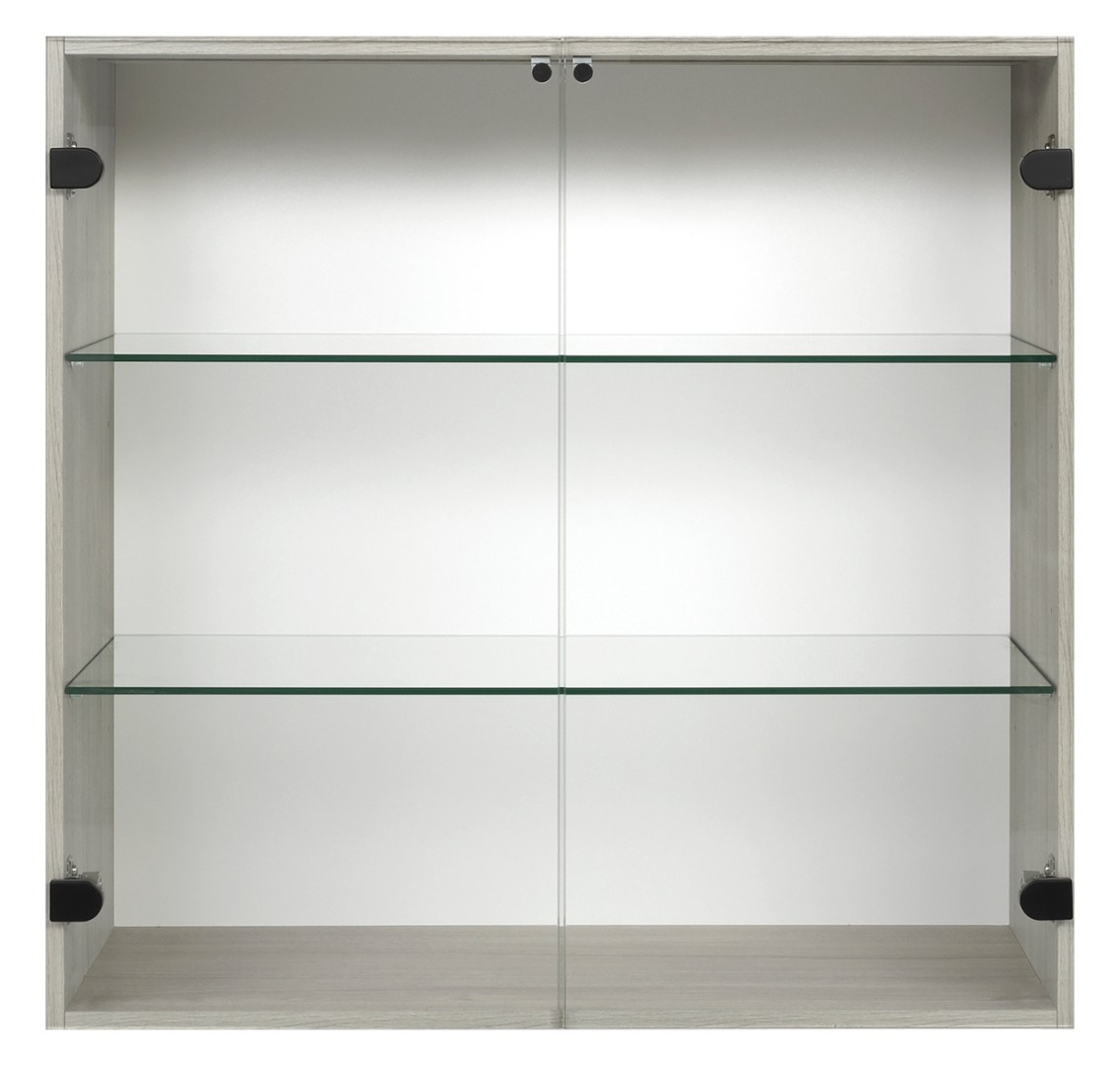 ARO OSA AN VITRIINI KIRKAS (hopea) - Aro-hyllyjärjestelmä | Asko