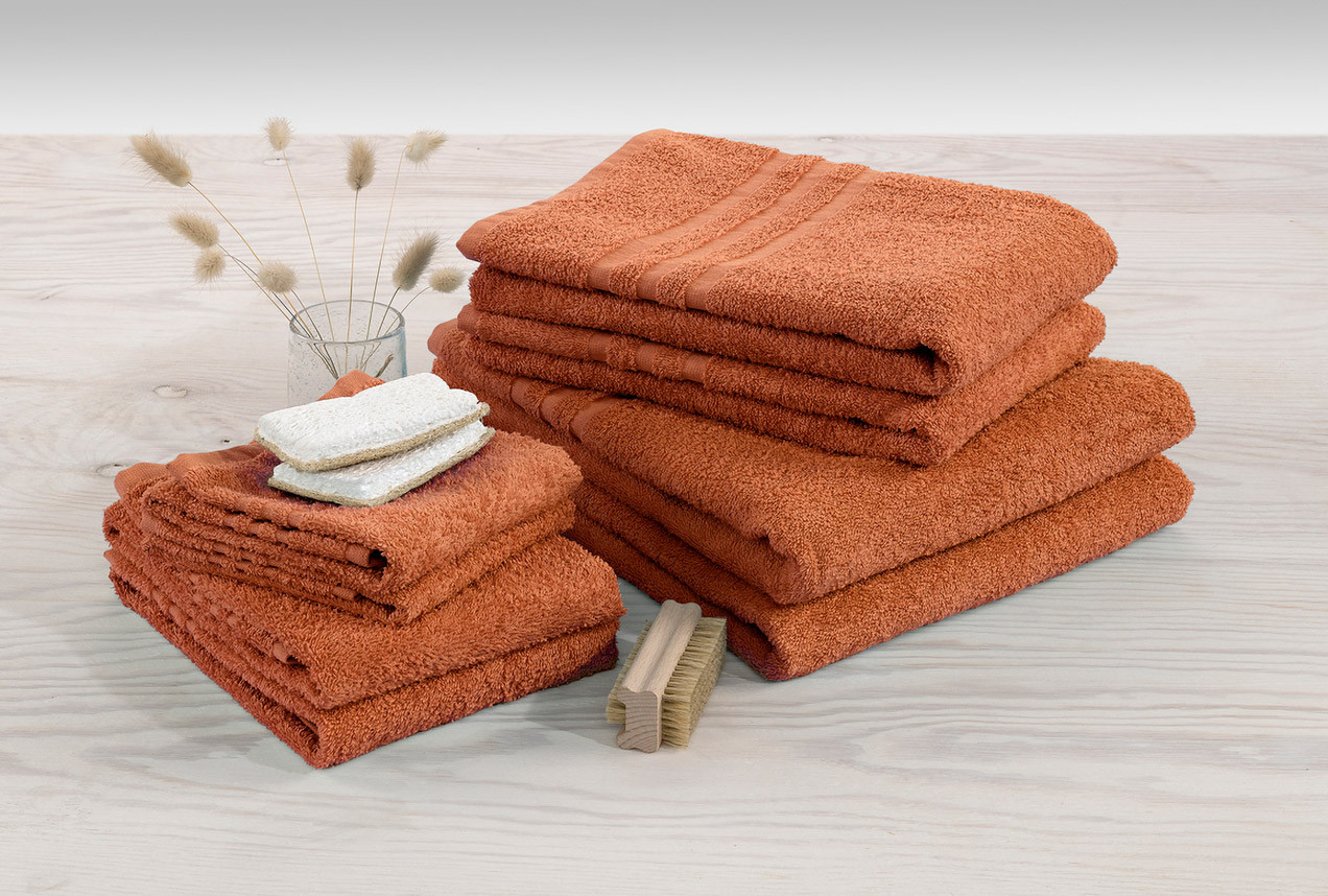 BASIC-käsipyyhe 30x50 cm (terra) - Pyyhkeet | Asko