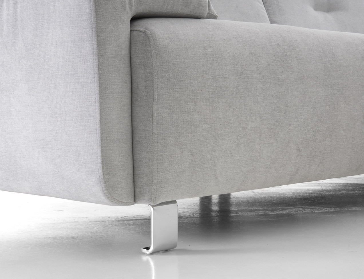 JADE-divaanisohva, Orinoco-kangas (hopea, jalat metalli ...