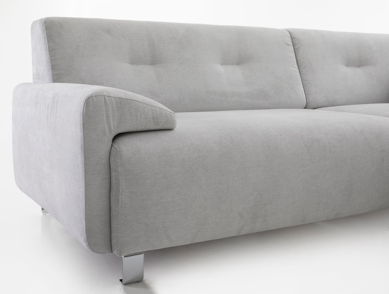 JADE-divaanisohva, Orinoco-kangas (hopea, jalat metalli ...