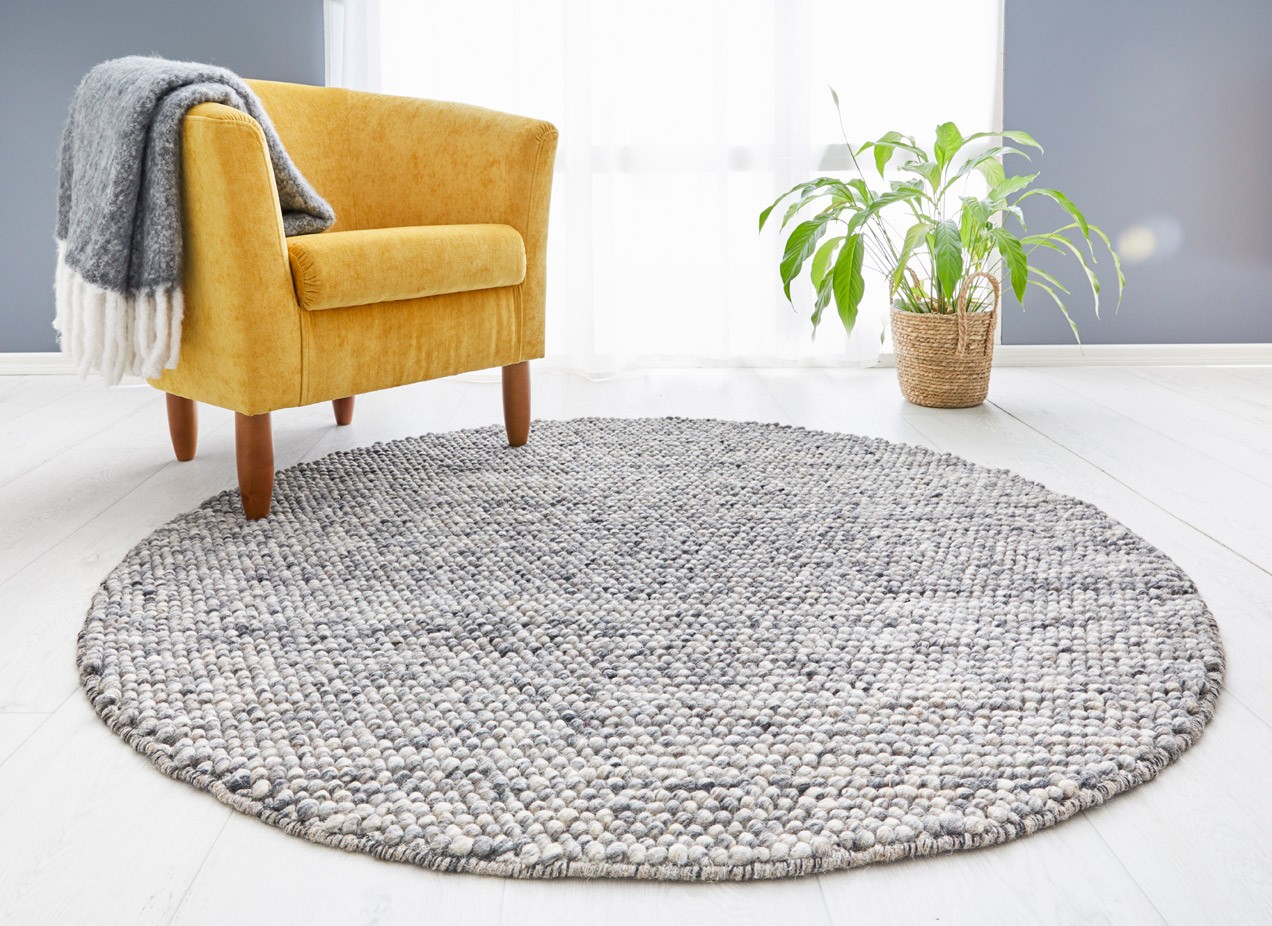 Finarte NIRVANA-matto ⌀200 cm (värikäs/kupari) - Finarte matot | Asko