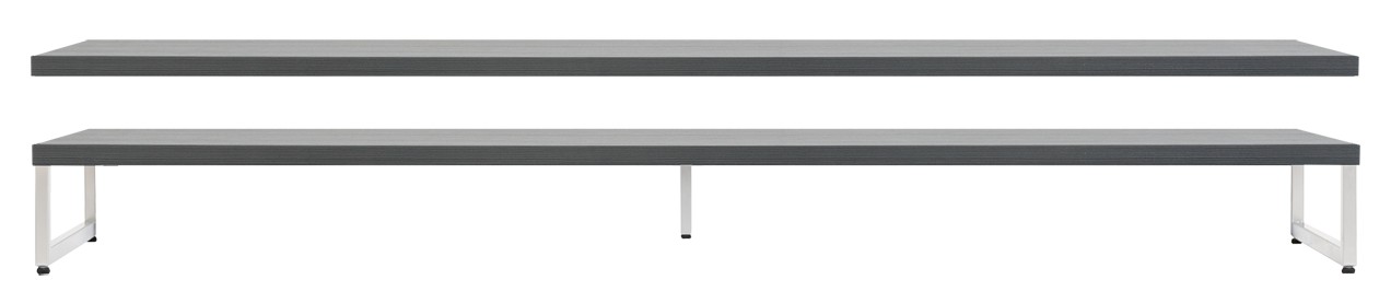 OTSO-kansi ja metallijalat 138 cm (tummanharmaa/metalli) - Otso ...