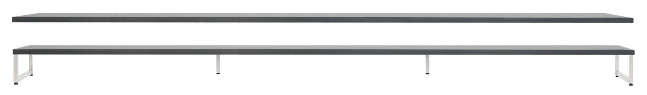 OTSO-kansi ja metallijalat 230 cm (tummanharmaa/metalli) - Otso ...