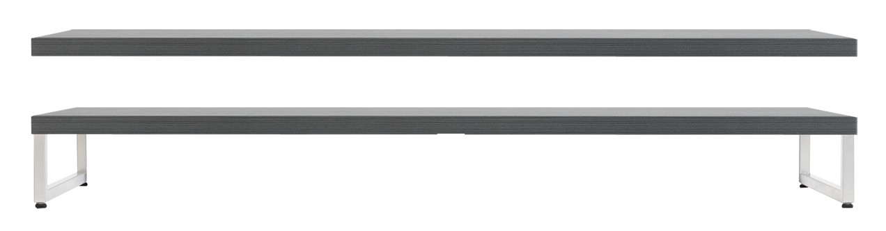 OTSO-kansi ja metallijalat 92 cm (tummanharmaa/metalli) - Otso ...