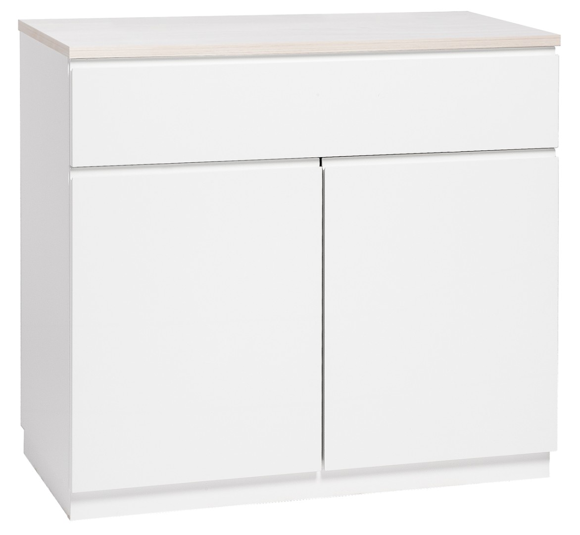 PALLAS-lipastokaappi (nro 17), Saarni/Valkoinen - Lipastot ja senkit | Asko