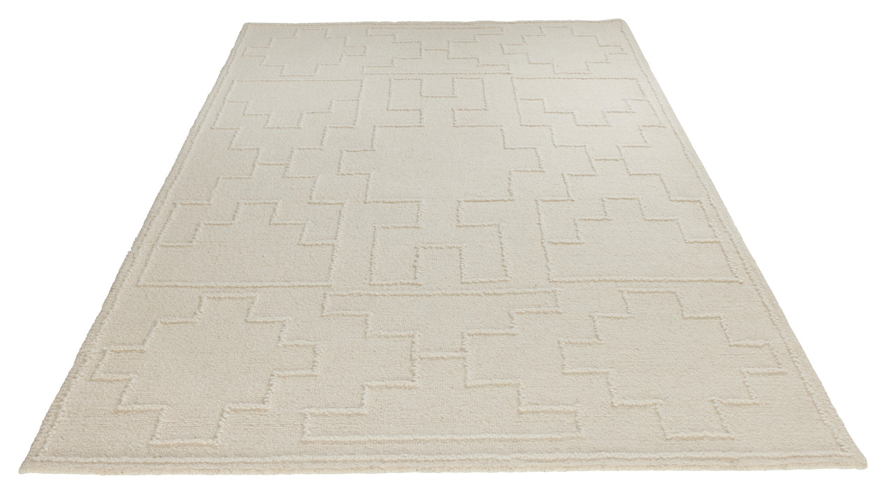 Finarte SERENE-matto 160 x 230 cm (valkoinen) - Finarte matot | Asko